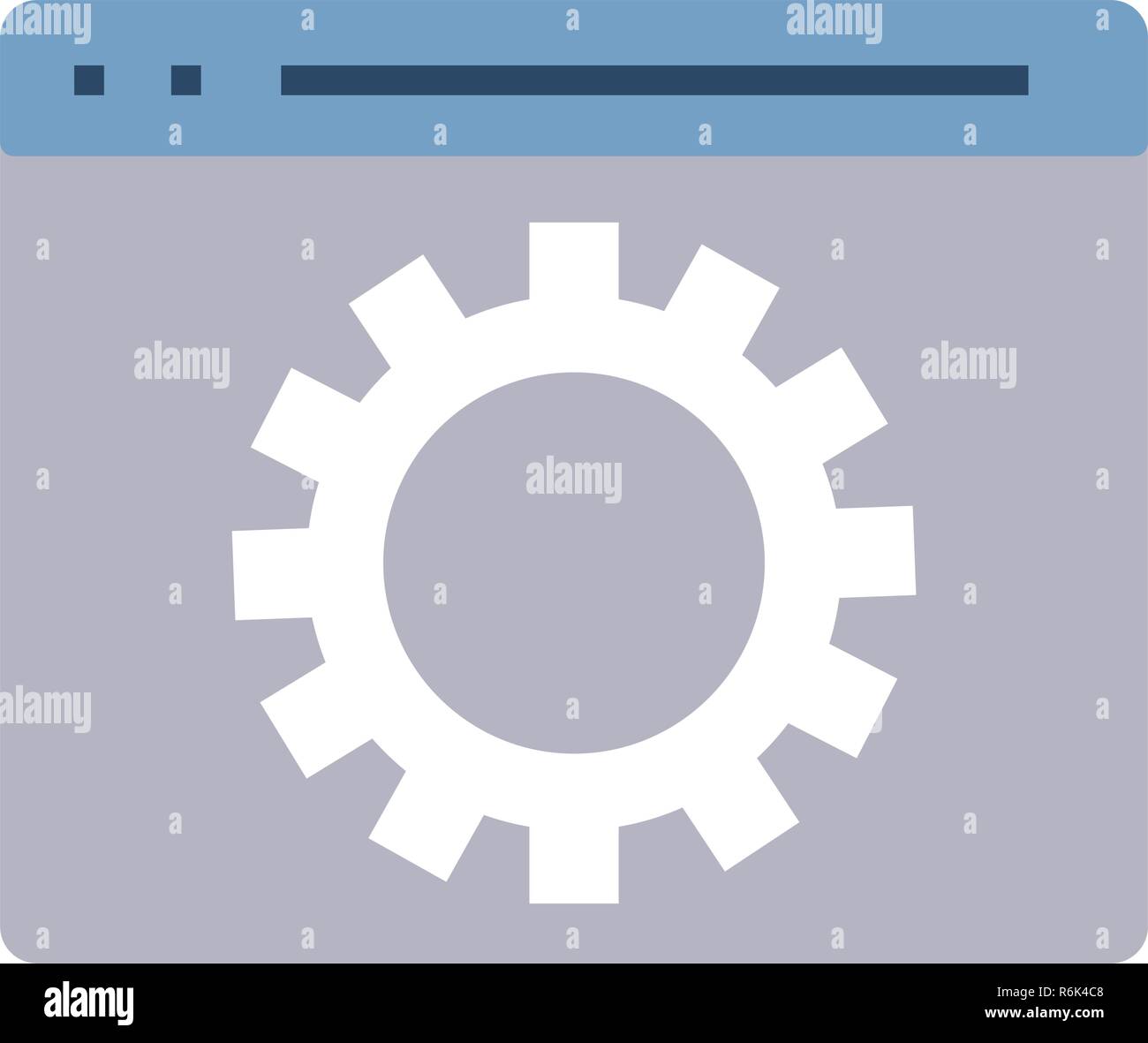 website gear on white background vector illustration Stock Vector Image ...