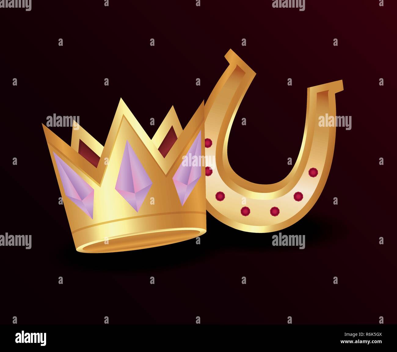 The golden horseshoe show Stock Vector Images - Alamy