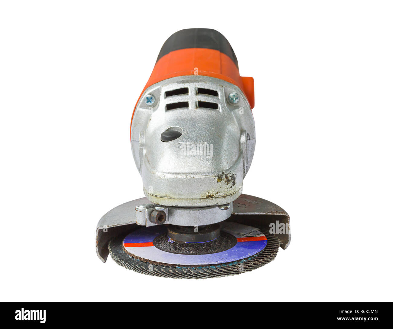 Power grinder cutout on white background Stock Photo - Alamy