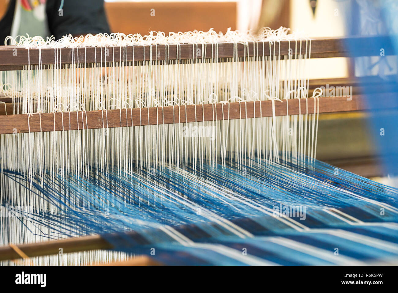 Weave cotton fabric factory hi-res stock photography and images - Alamy