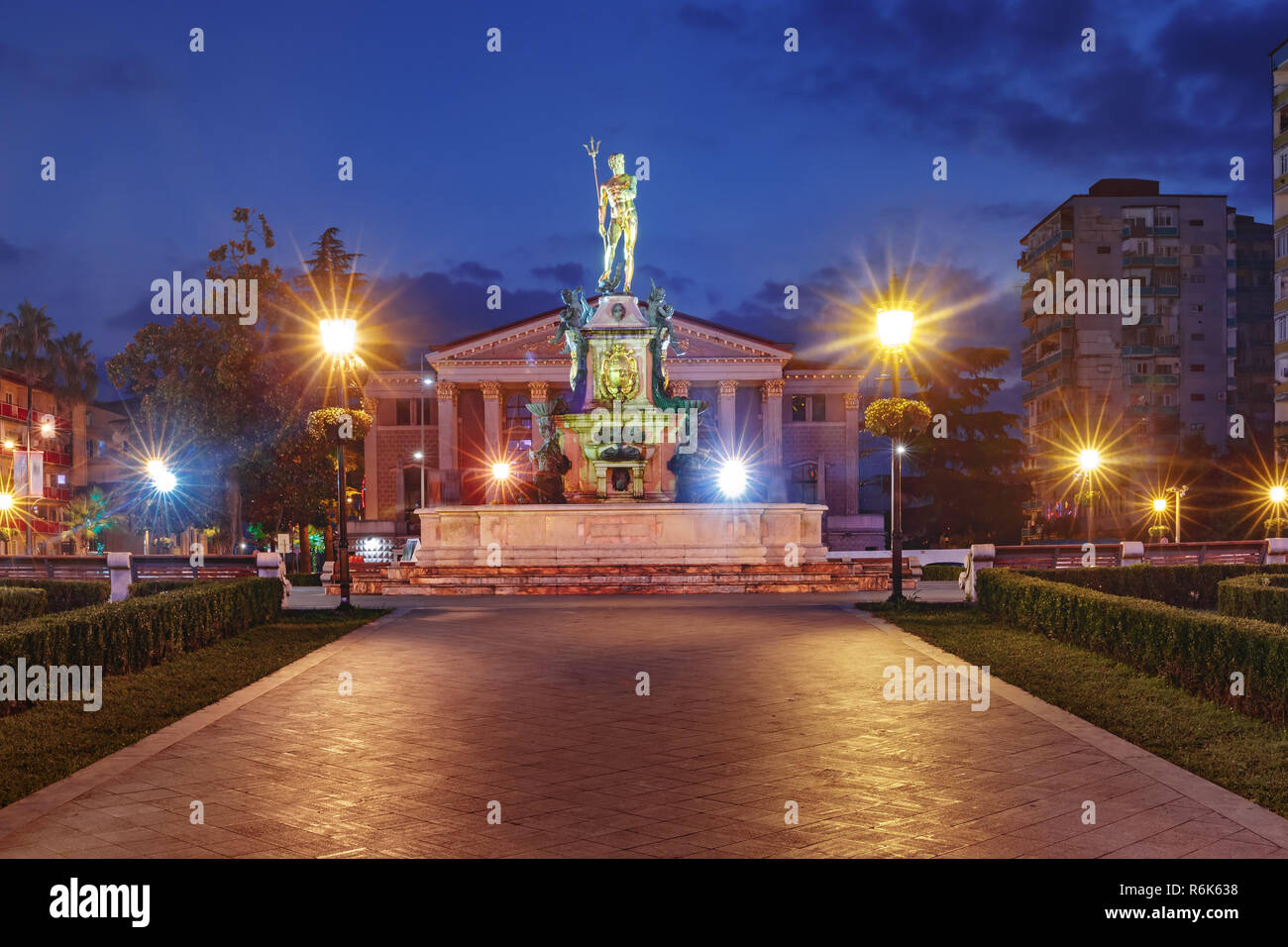 Neptune Monument and Drama Theatre, Batumi Georgia Stock Photo - Alamy