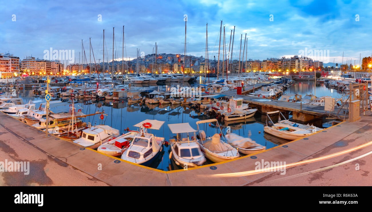 Beautiful evening at piraeus hi-res stock photography and images - Alamy