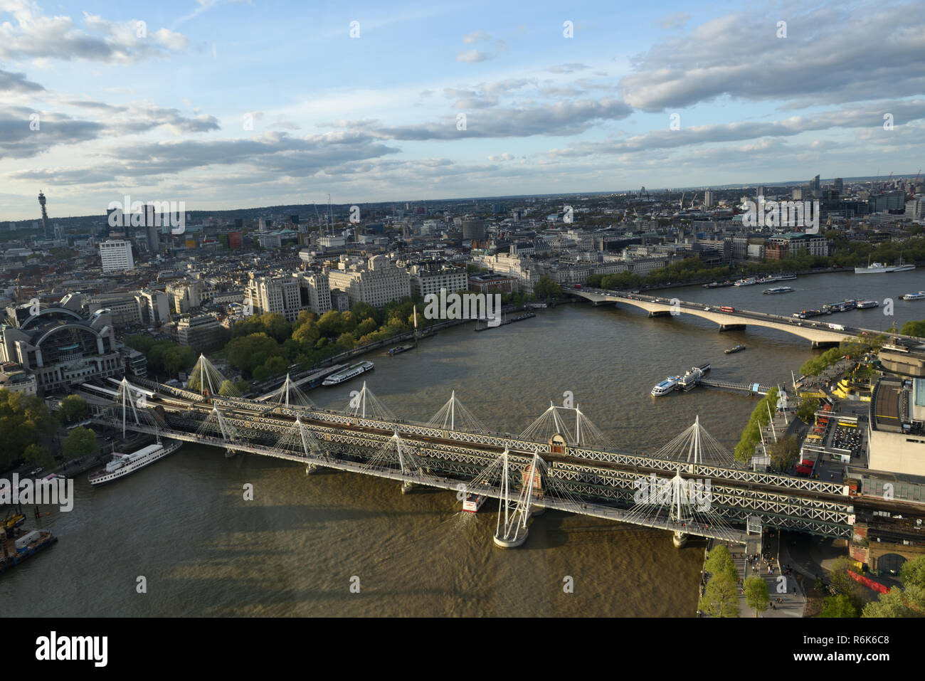 Albert bridge london construction hi-res stock photography and images ...