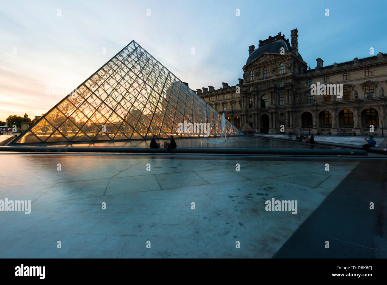 Paris, France - May 7, 2016: The Louvre Museum is one of the world's ...