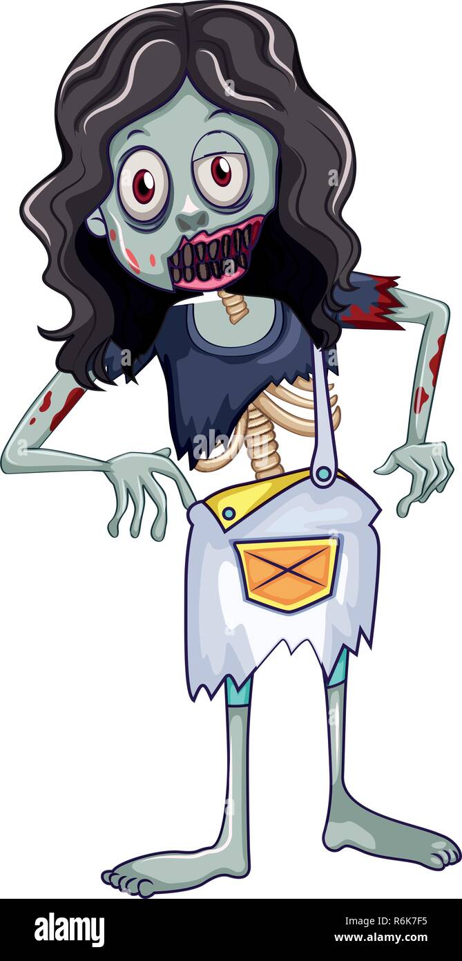Female Zombie Cartoon Characters