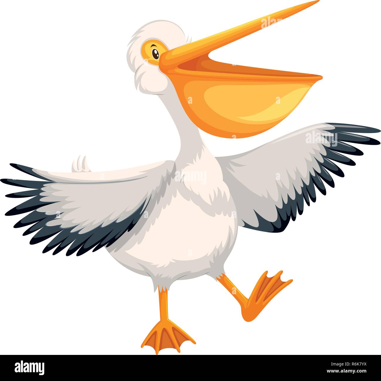 A happy pelican character illustration Stock Vector Image & Art - Alamy