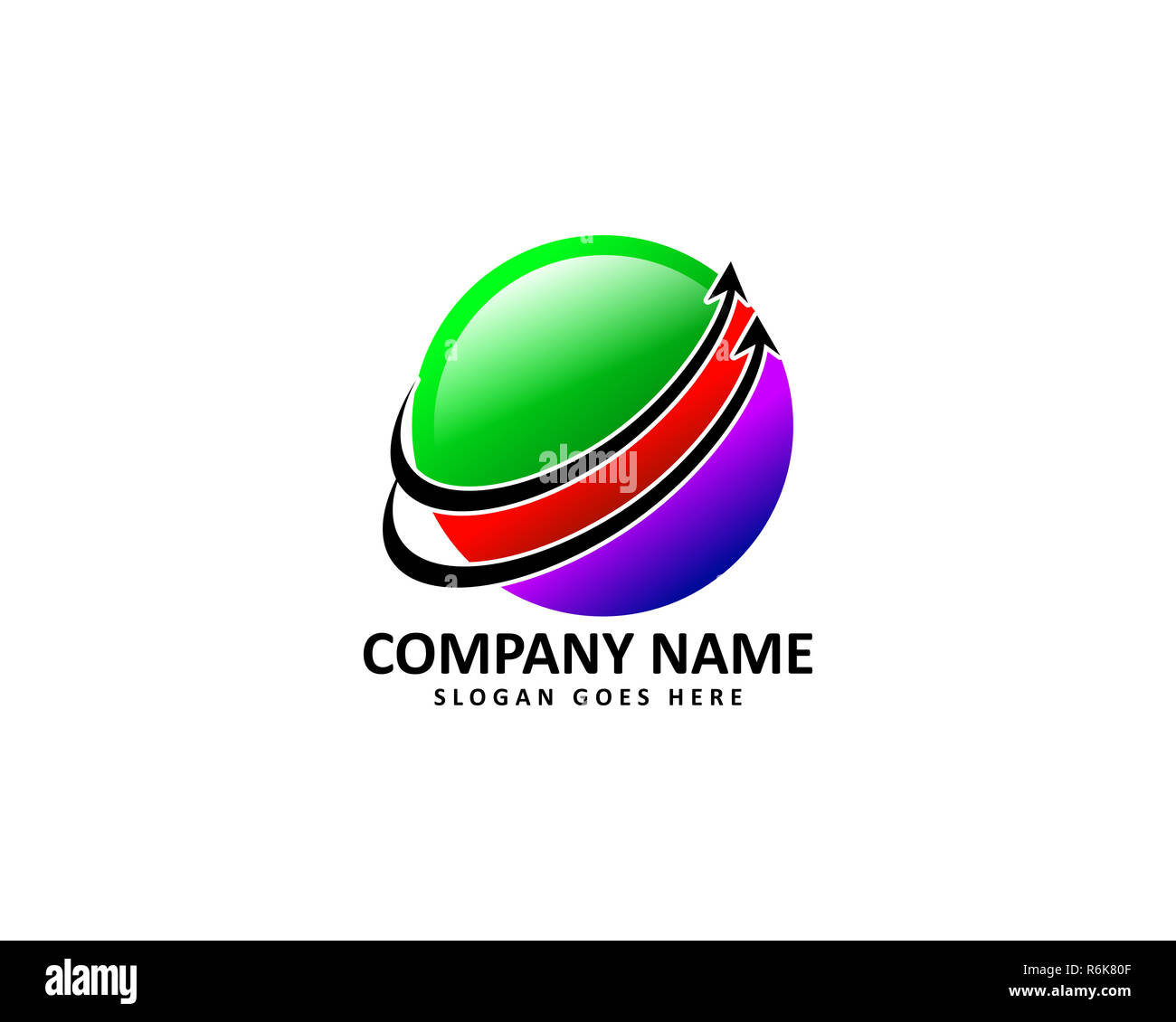 Global connectivity logo hi-res stock photography and images - Alamy