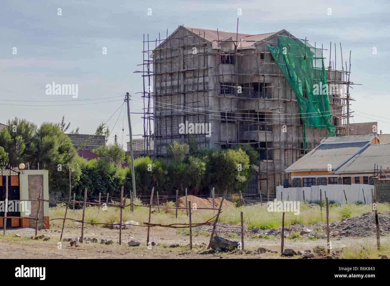 House Under Construction Africa High Resolution Stock Photography and ...