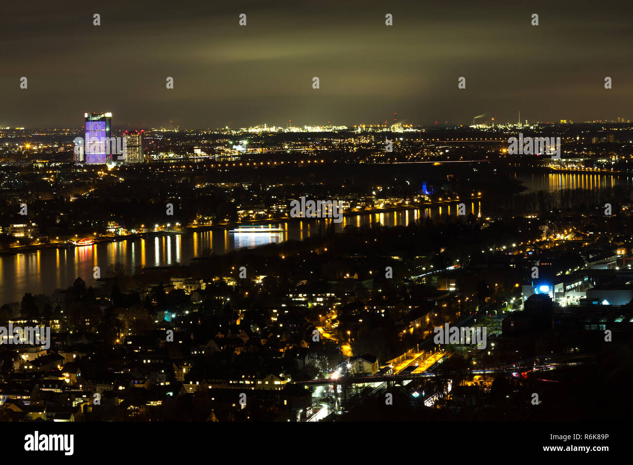 Bonn at night hi-res stock photography and images - Alamy