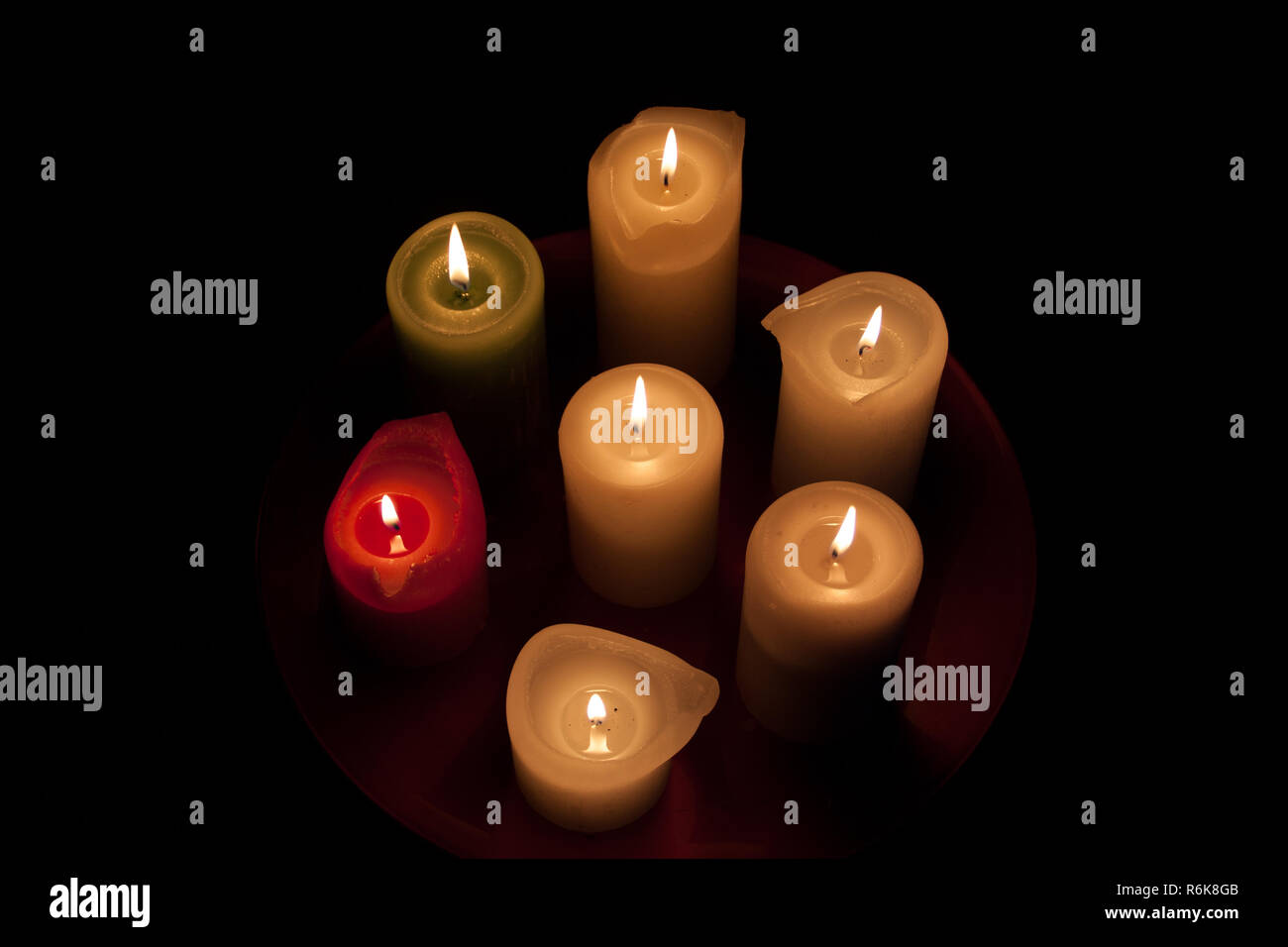 Seven candles hi-res stock photography and images - Alamy