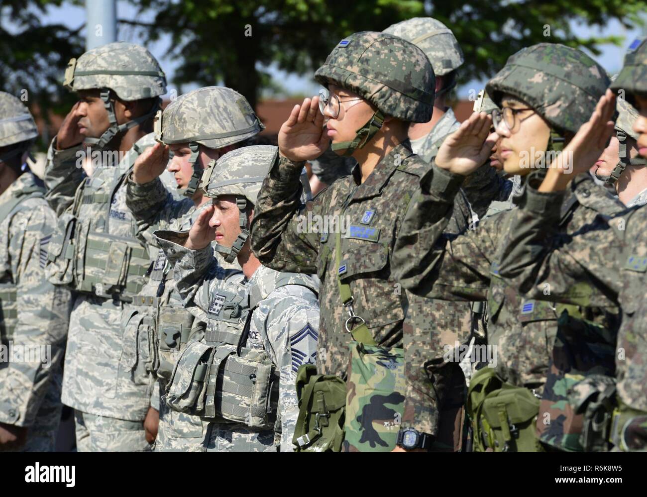 U.S. Air Force 51st Security Forces Squadron and Republic of Korea ...