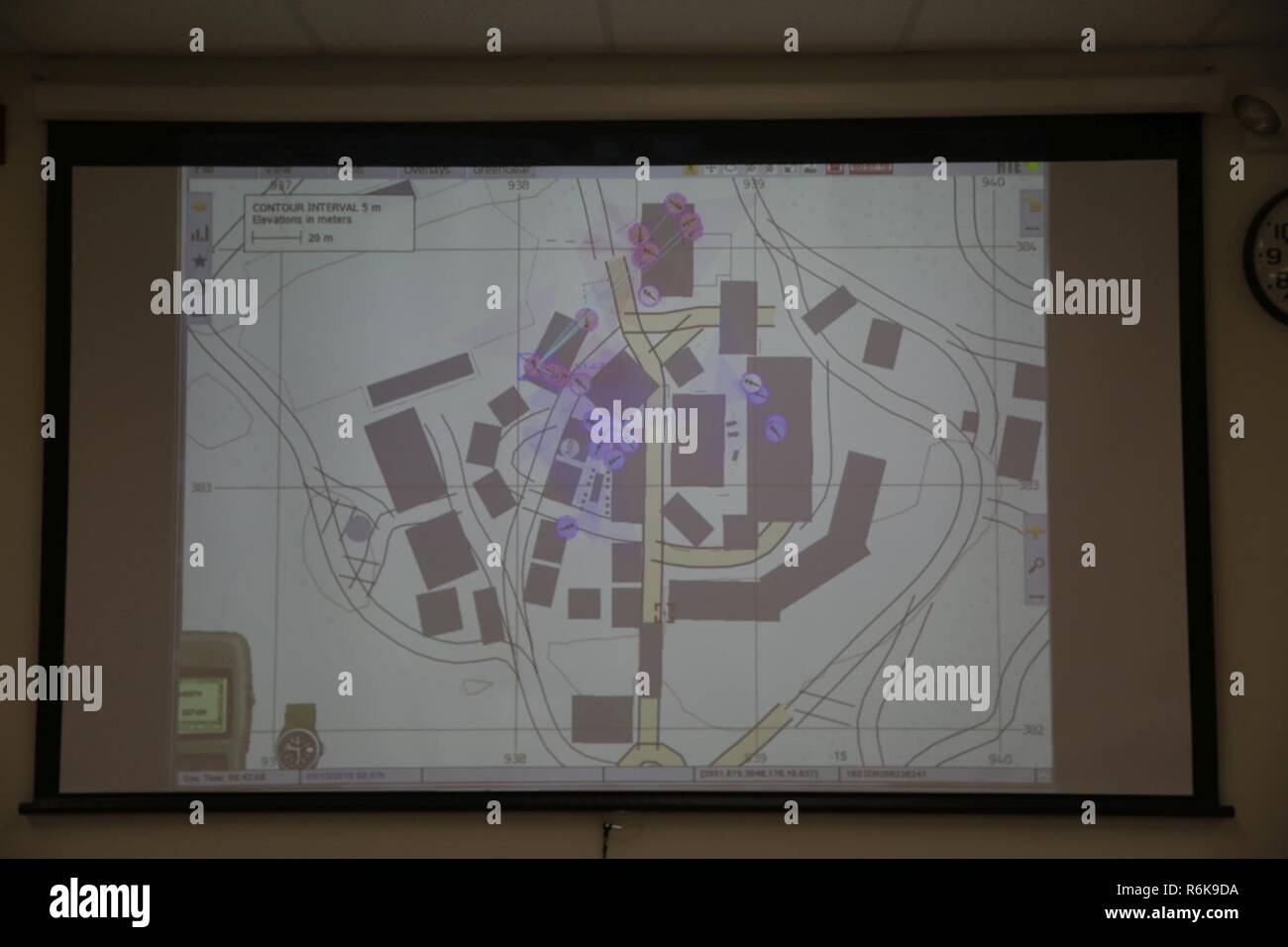 Displayed area map hi-res stock photography and images - Alamy