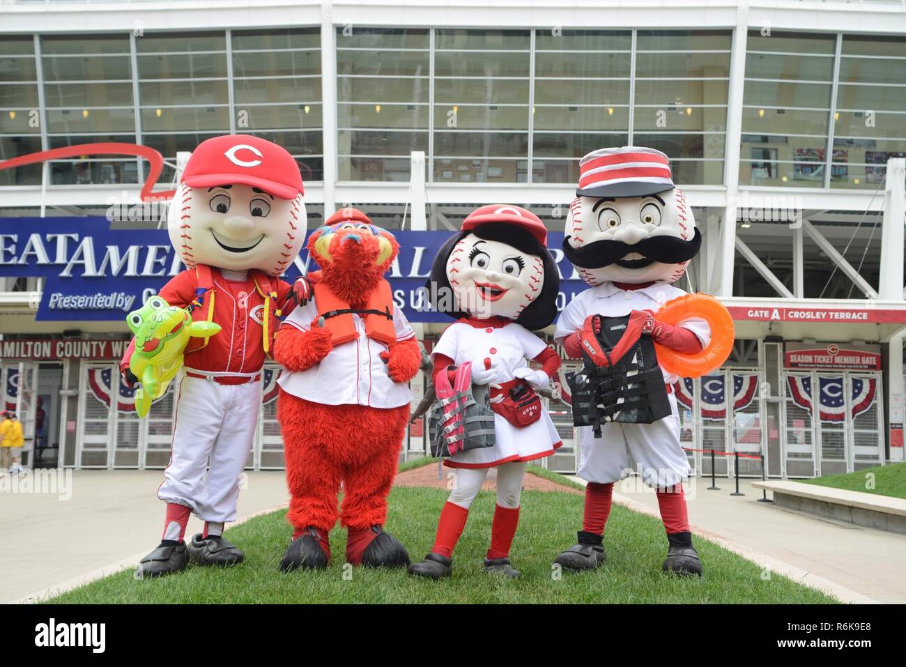 In recognition of National Safe Boating Week 2017, mascots of the ...