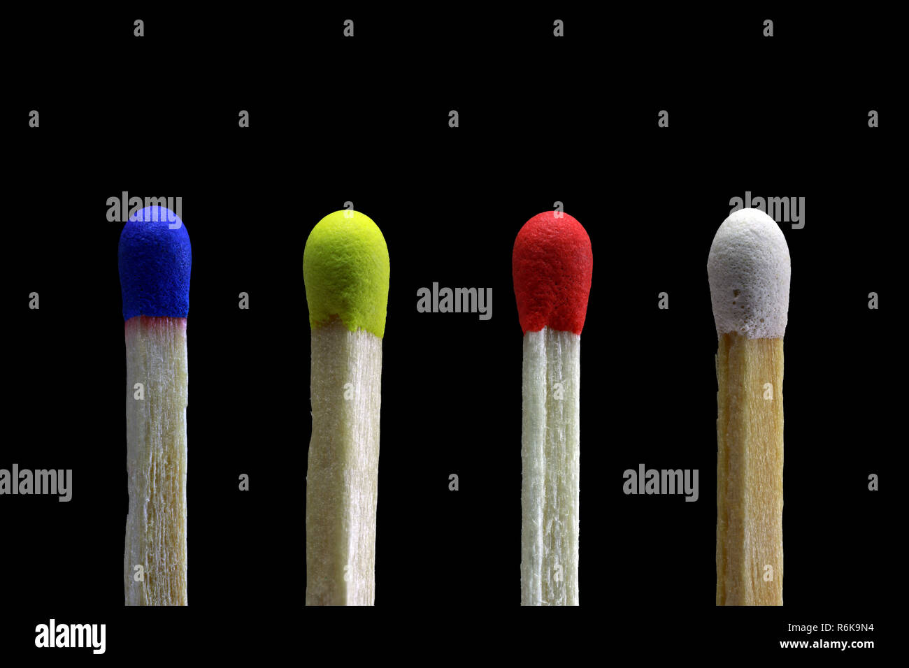 Macro colorful matches Stock Photo - Alamy