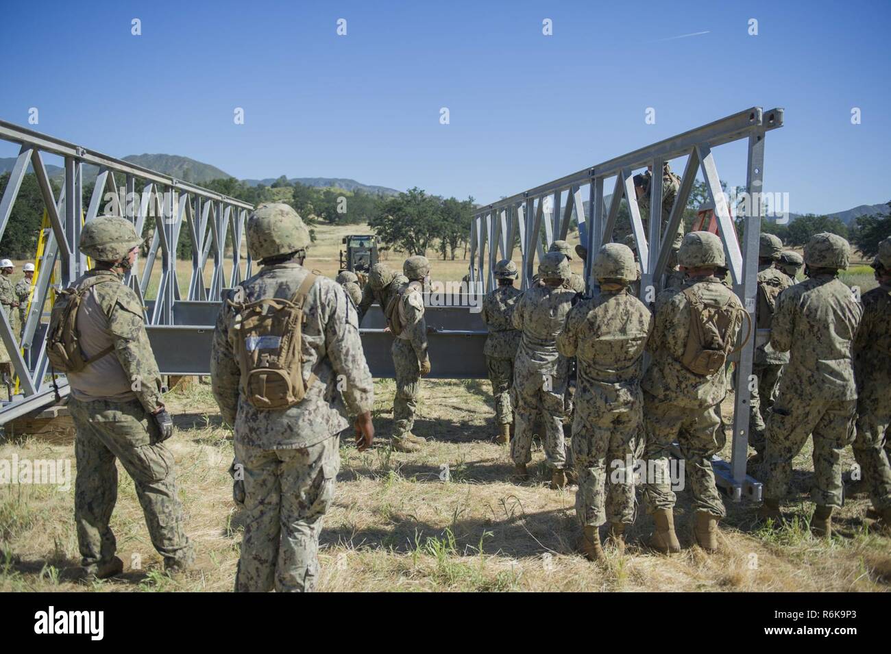 FORT HUNTER LIGGETT, Calif. (May 20, 2017) - Seabees, assigned to Naval ...