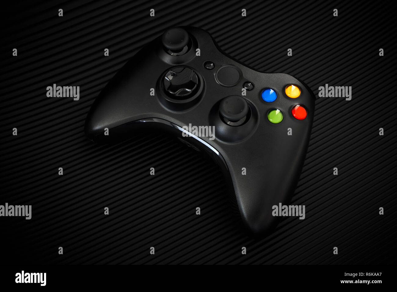 Black color game controller hi-res stock photography and images - Alamy