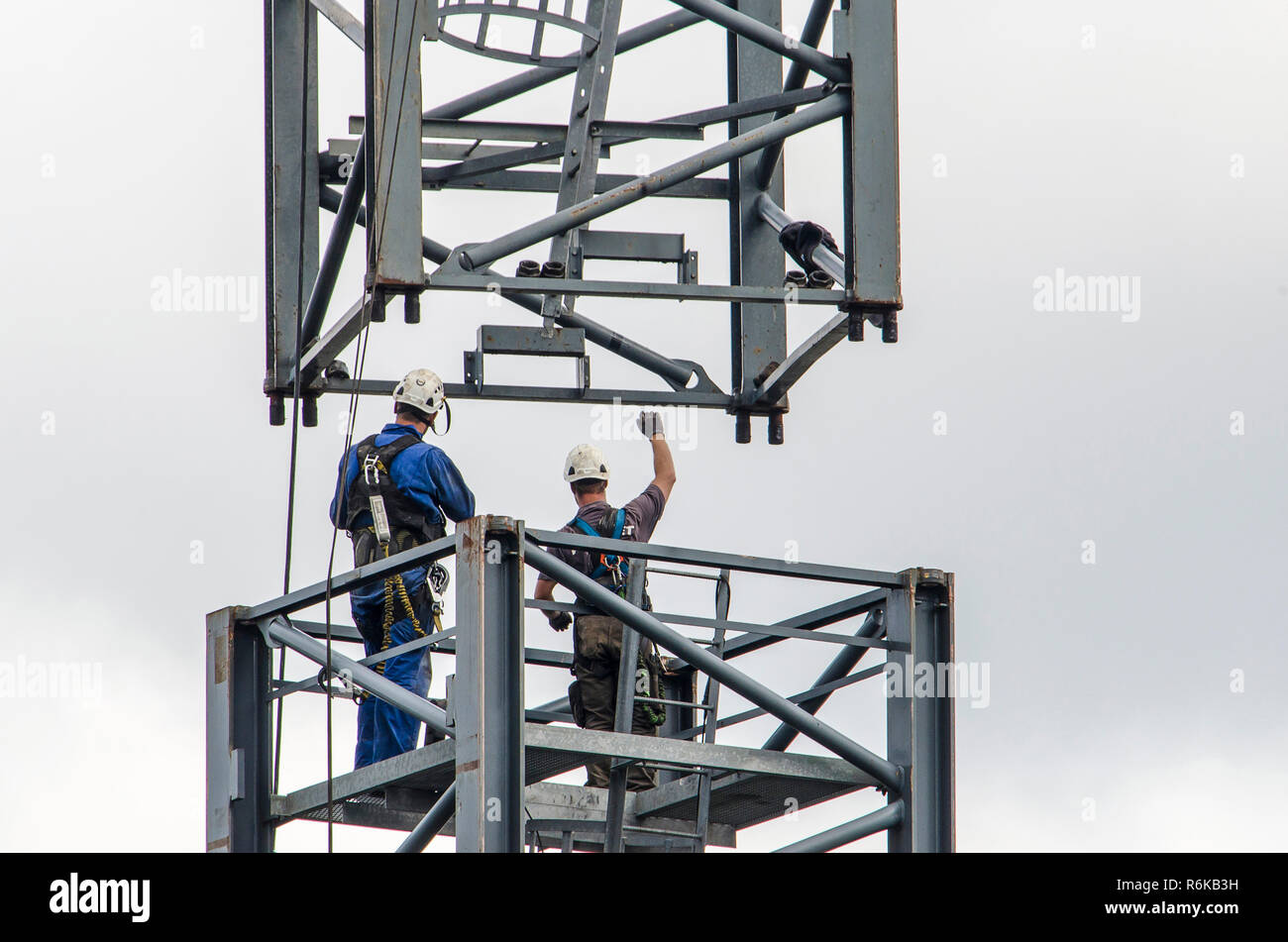 Close up construction workers directing hi-res stock photography and ...