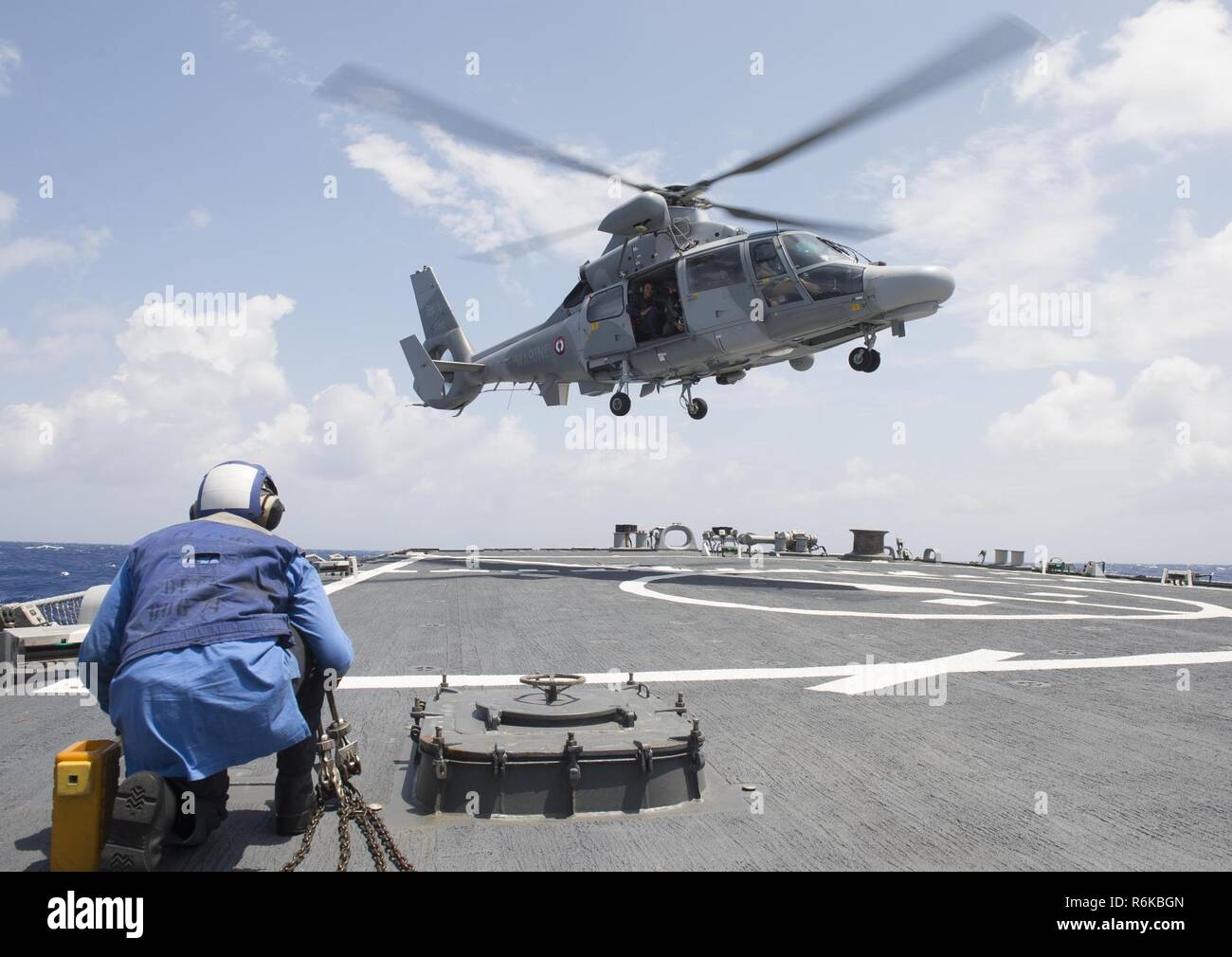 MEDITERRANEAN SEA (May 20, 2017) A French Navy Panther anti-submarine ...