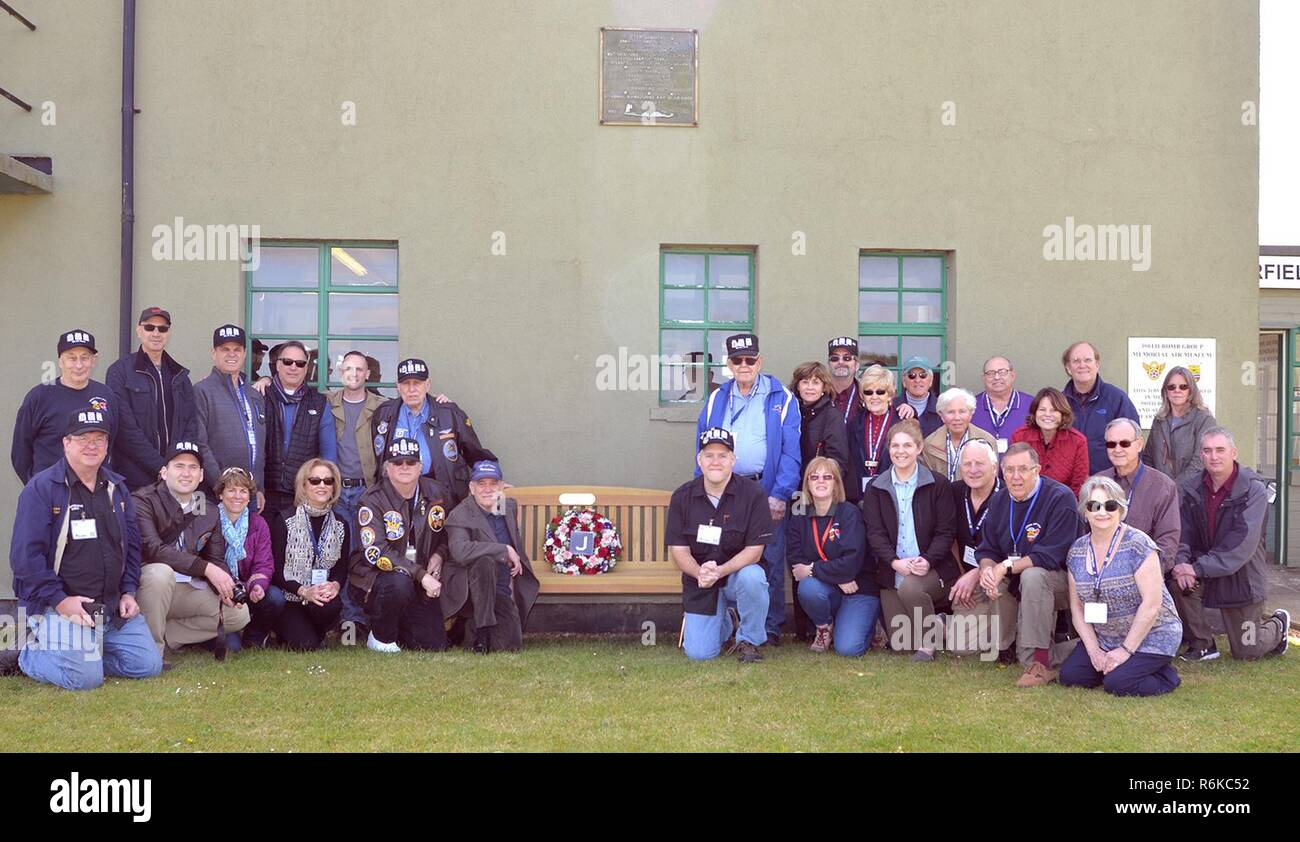 Members of the 100th Bomb Group Foundation, 100th BG veterans and their ...