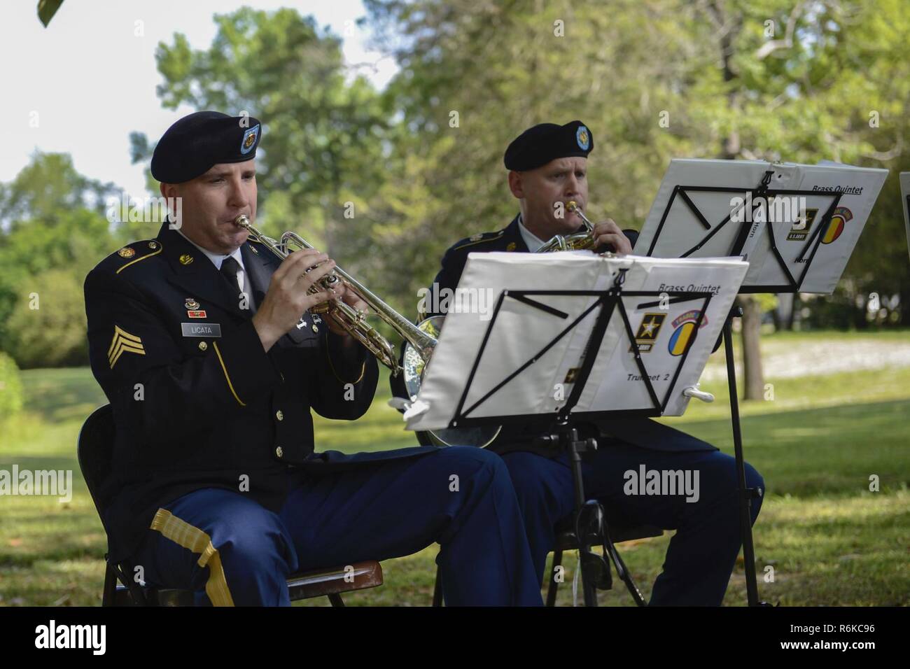 U.S. Army Sgt. Anthony Licata, Training and Doctrine Command Band ...
