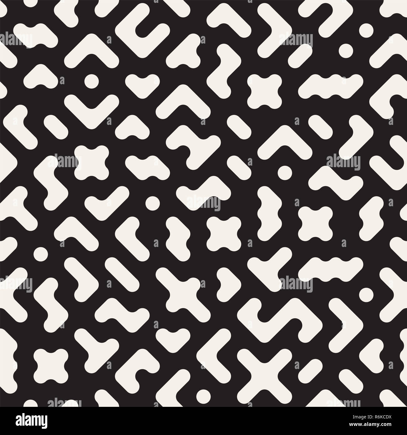 Seamless vector pattern. Randomly scattered geometric shapes. Abstract ...