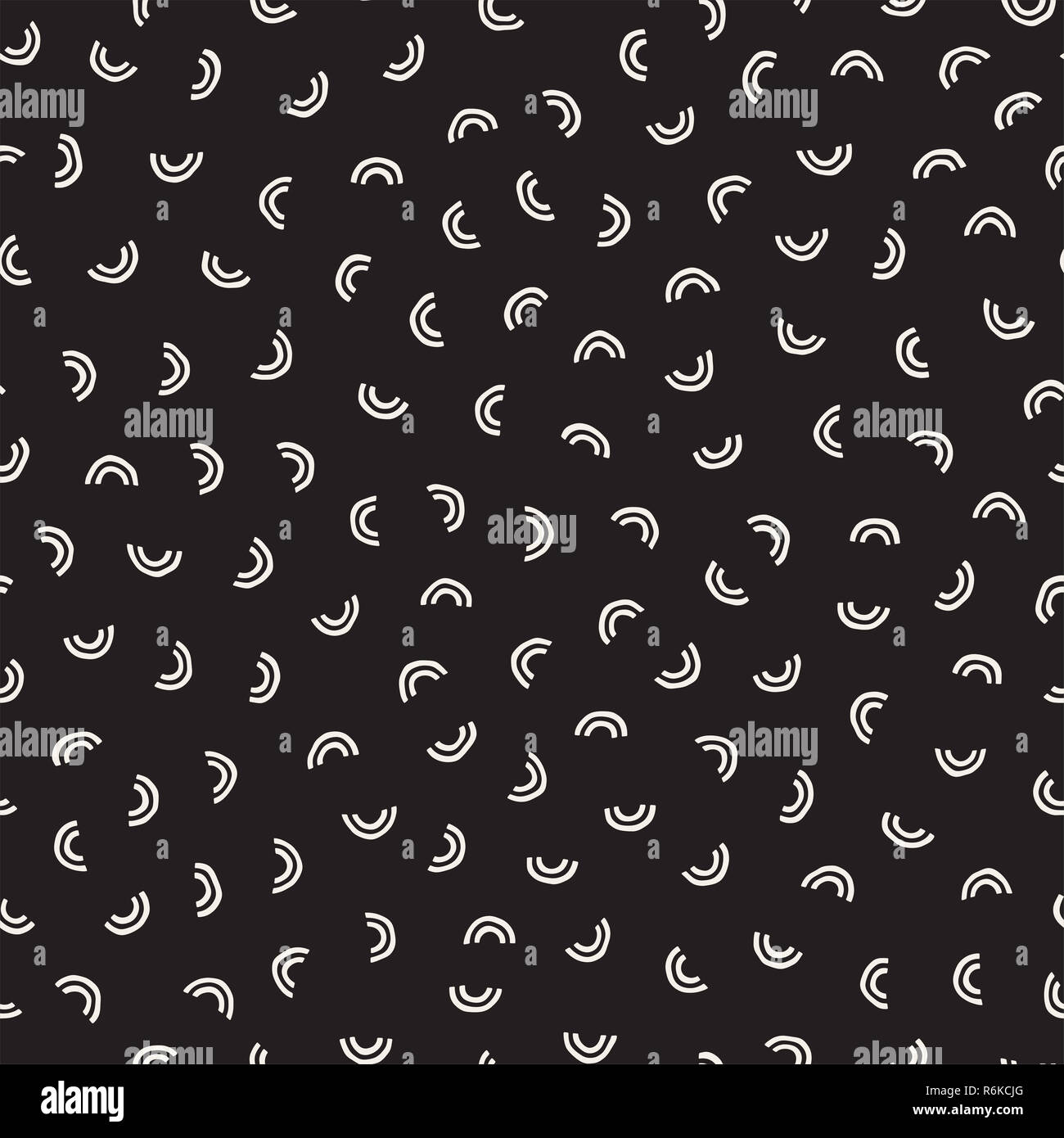 Seamless vector pattern. Randomly scattered geometric shapes. Abstract ...