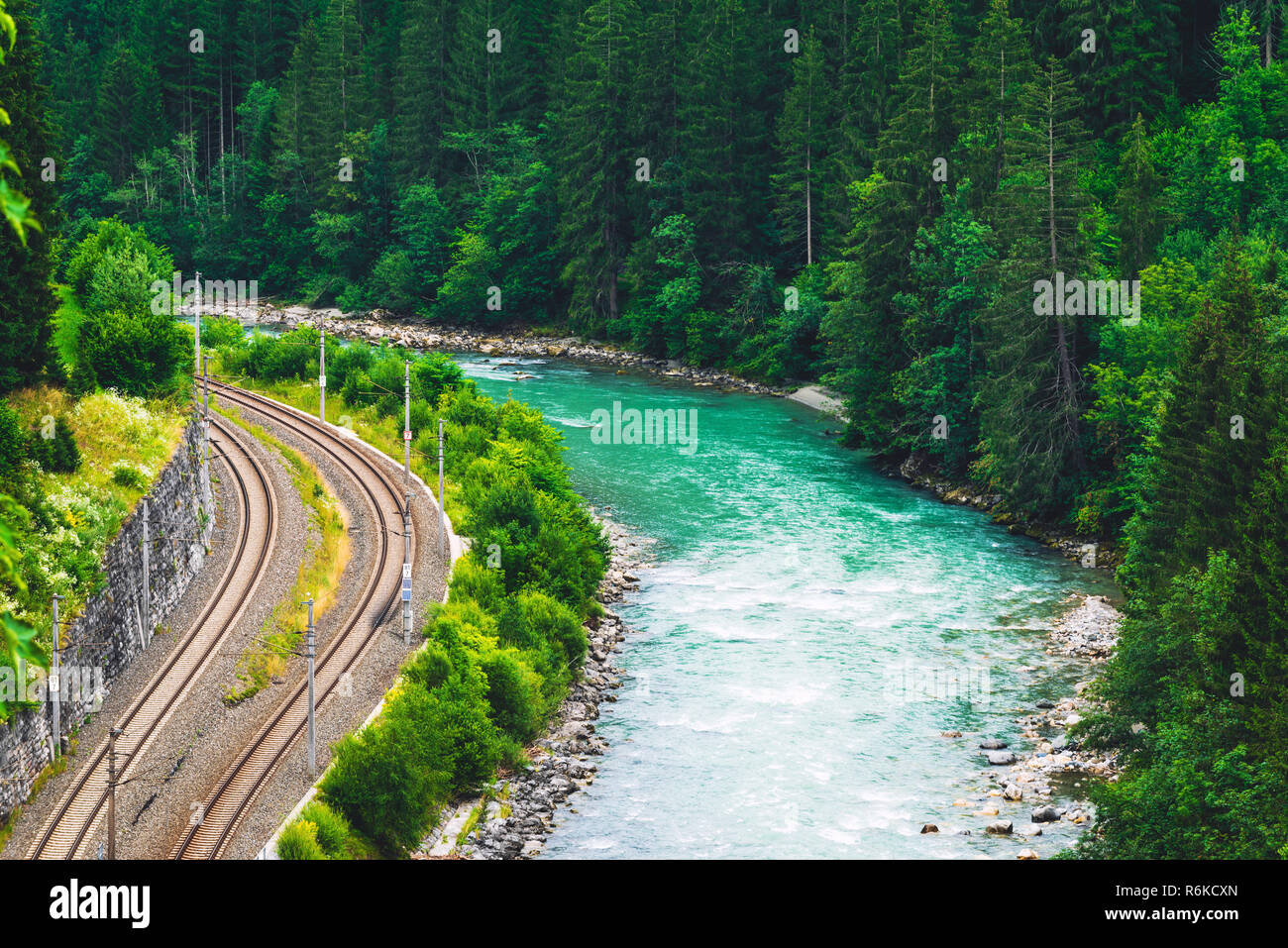 Beautiful railway hi-res stock photography and images - Alamy