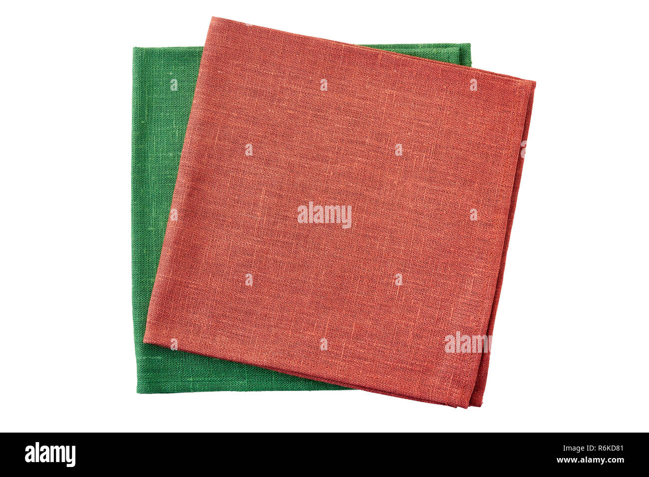 Red and green napkins hi-res stock photography and images - Alamy