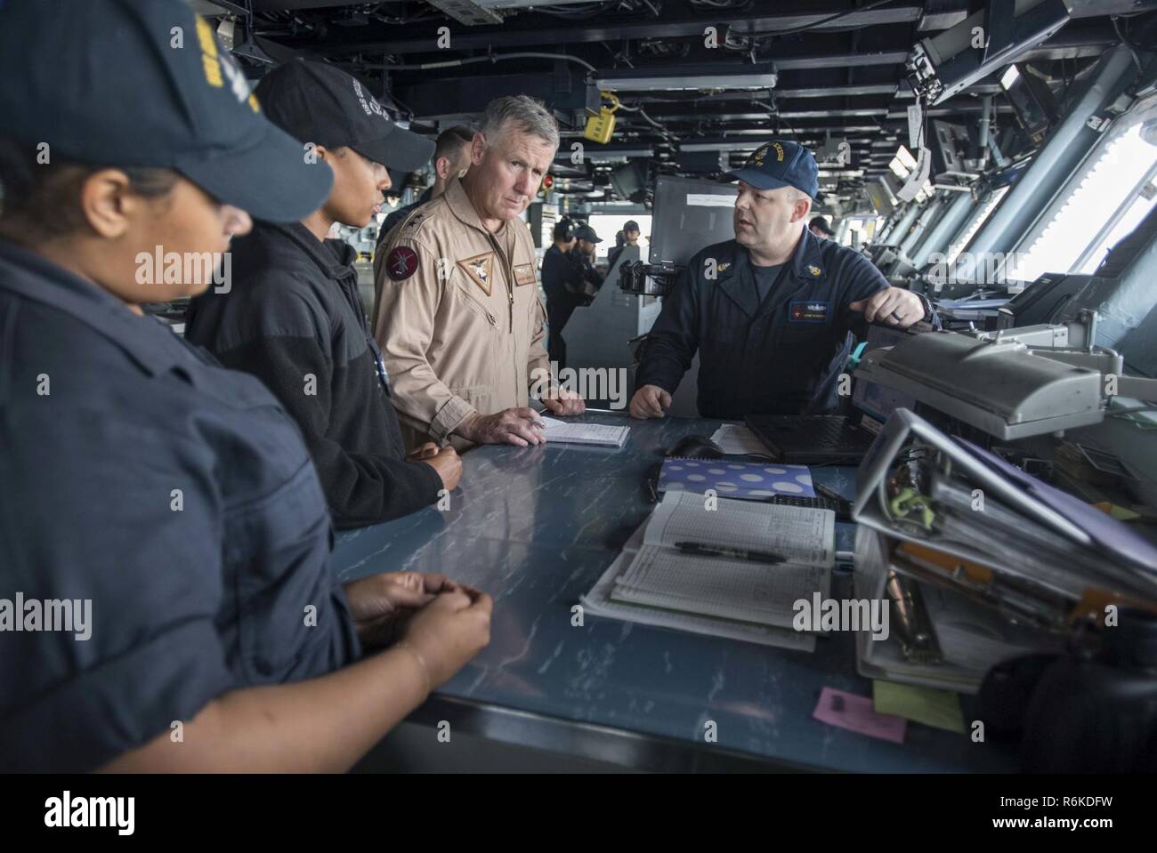 ARABIAN GULF (May 21, 2017) Rear Adm. Bruce Lindsey, commander of Naval ...