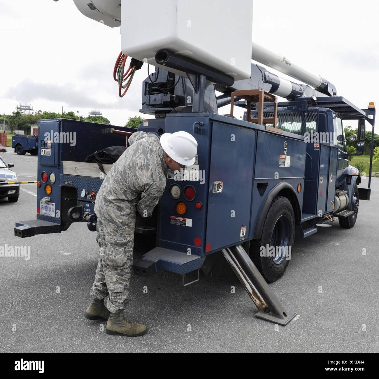 U.S. Air Force Airman 1st Class Ryan Mitchell, 18th Civil Engineer ...