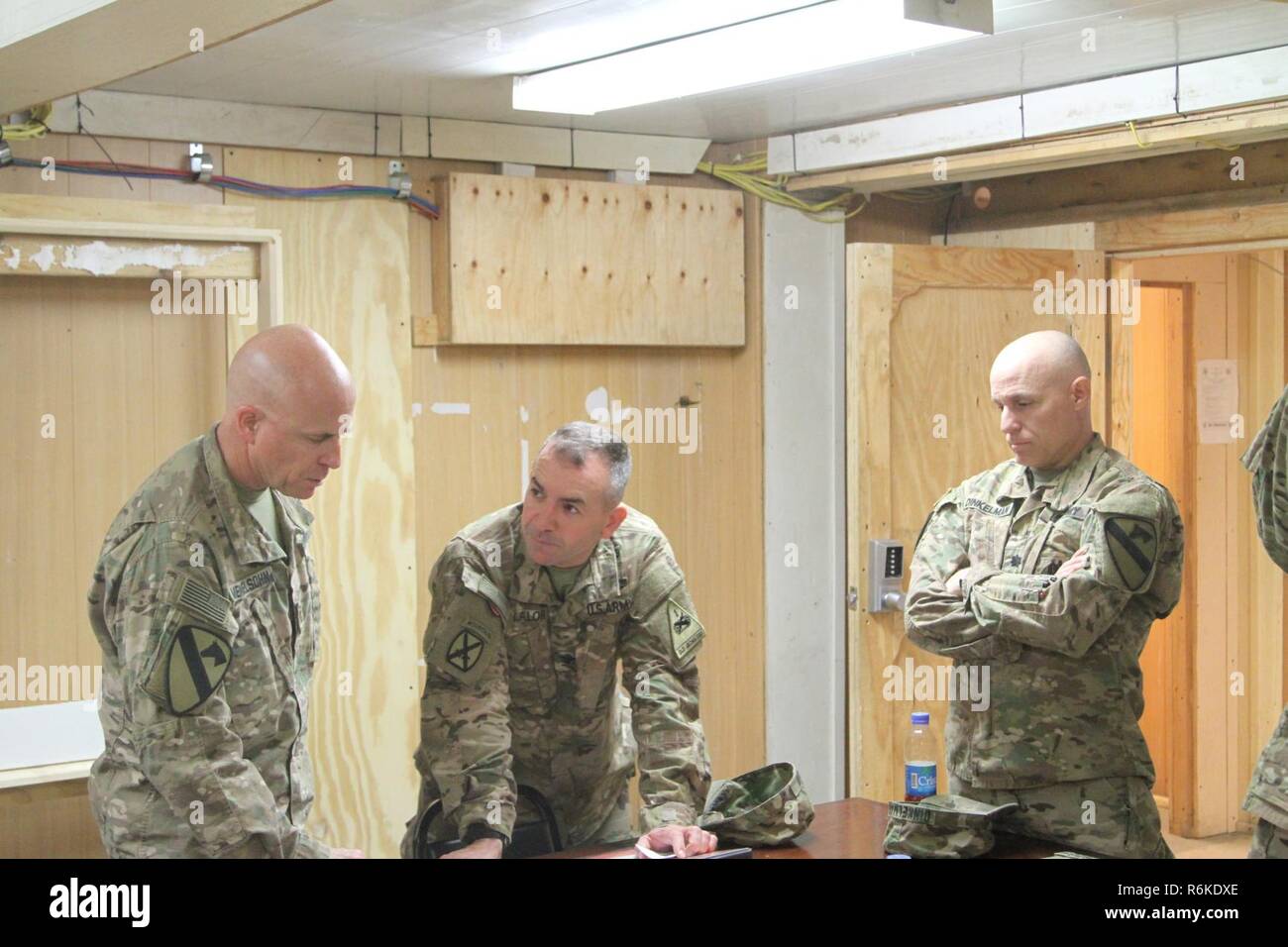 Col. Michael Lalor and Command Sgt. Maj. Sean Howard, command team for ...