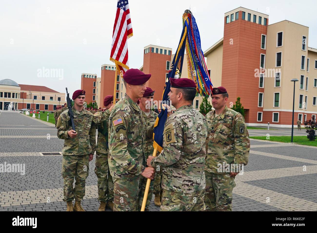 Lt. Col. Jim D. Keirsey (left), incoming commander of 2nd Battalion ...