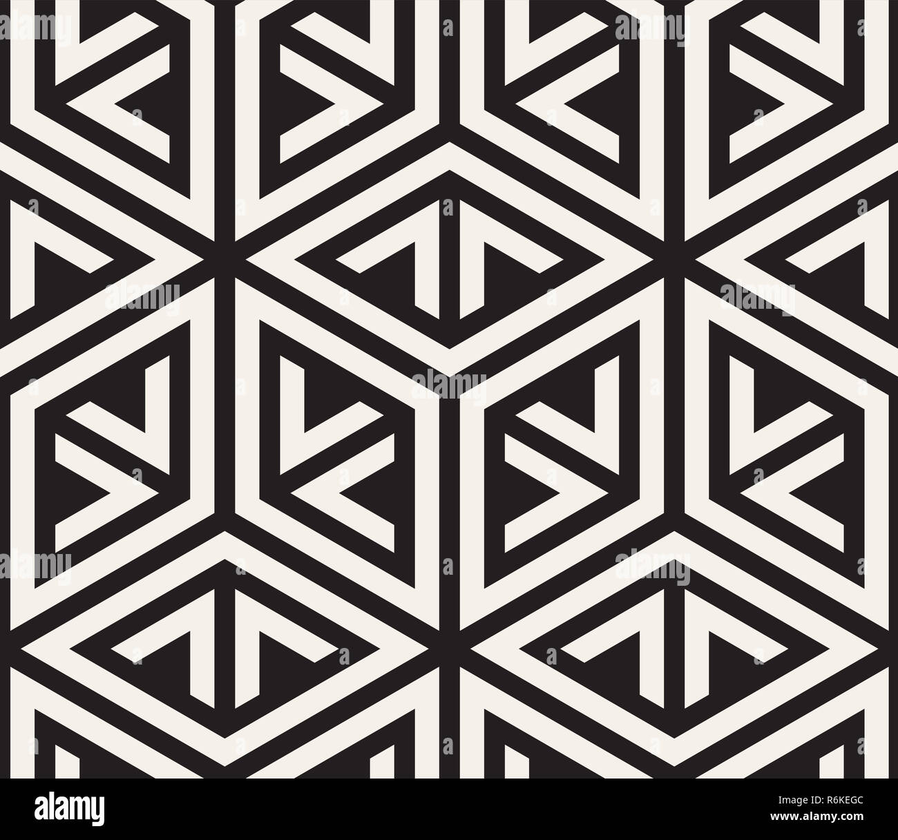 Vector seamless pattern. Modern stylish abstract texture. Repeating ...