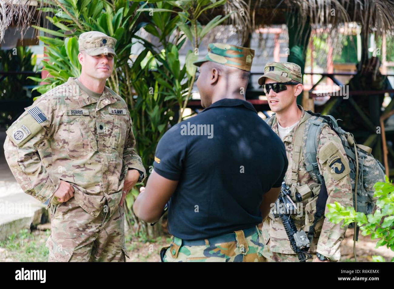 Ghana Armed Forces Maj. Jacob Codjoe, course commander of the Jungle ...