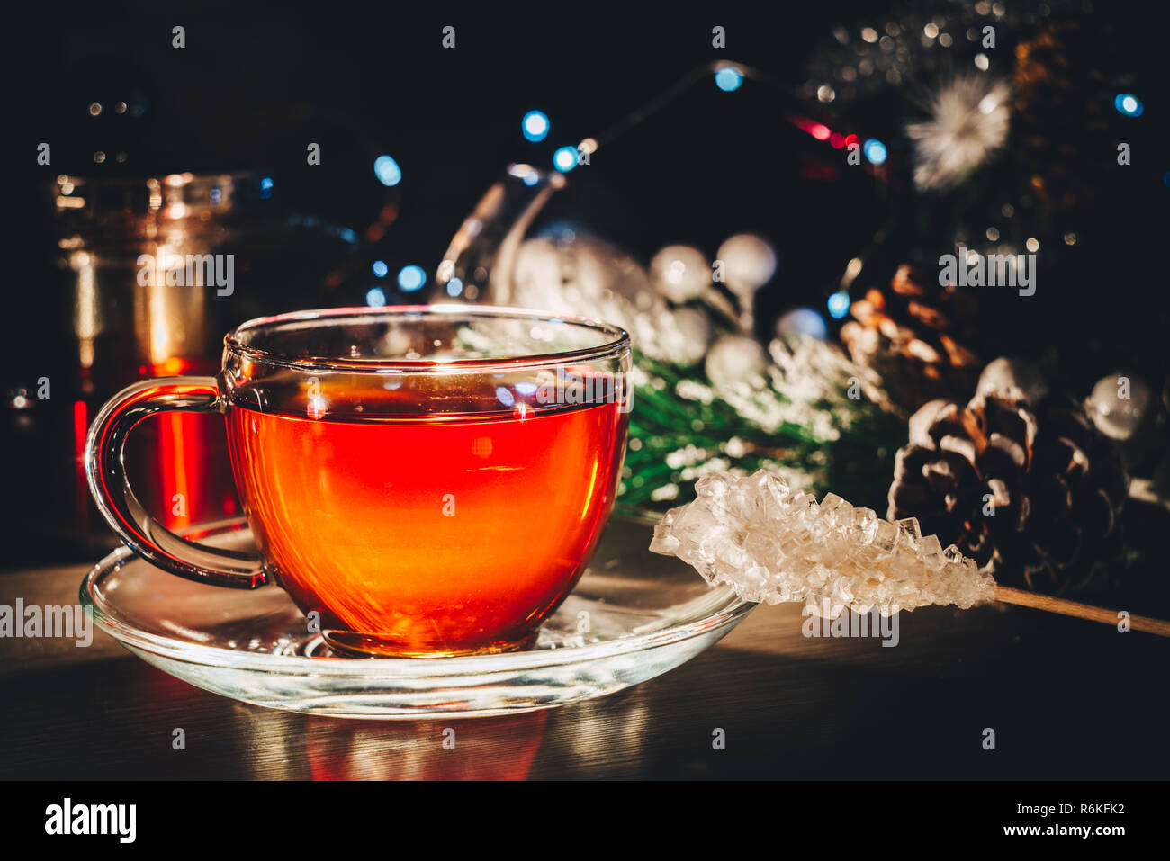 Night home tea hi-res stock photography and images - Alamy
