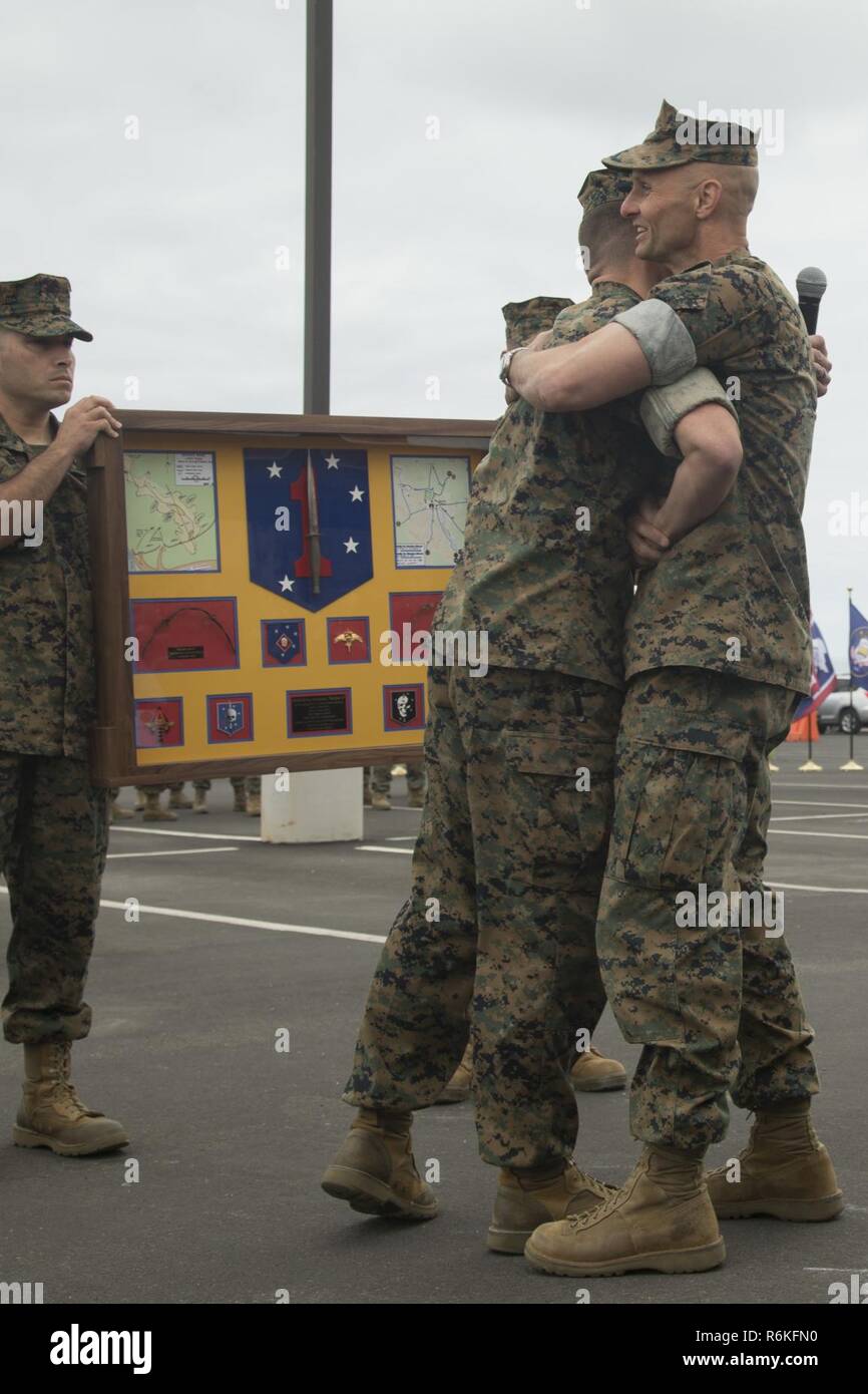 U.S. Marine Corps Lt. Col. Andrew Christian, commanding officer, 1st ...
