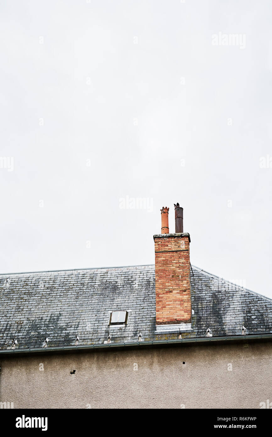 roof fireplace brick Stock Photo - Alamy