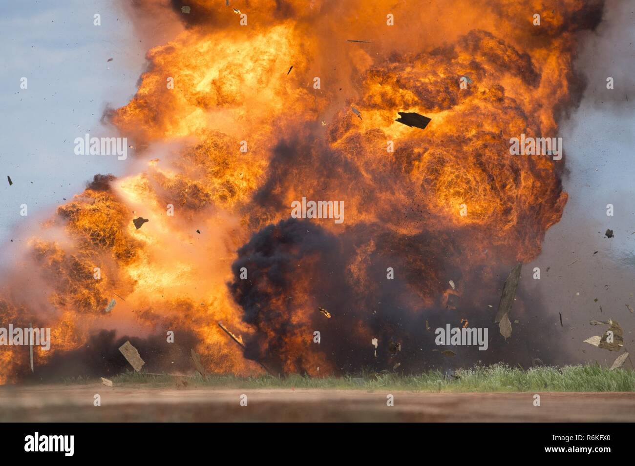 U.S. Army Paratroopers assigned to the 82nd Airborne Division destroy a ...