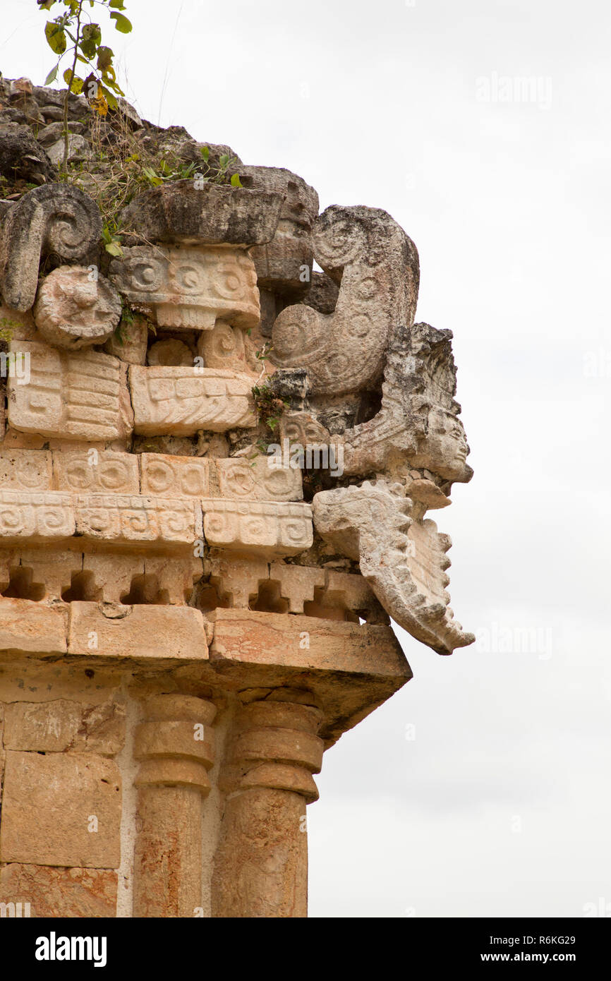 Serpent Mouth, with Human Mask, Palace, Labna Archaeological Site ...