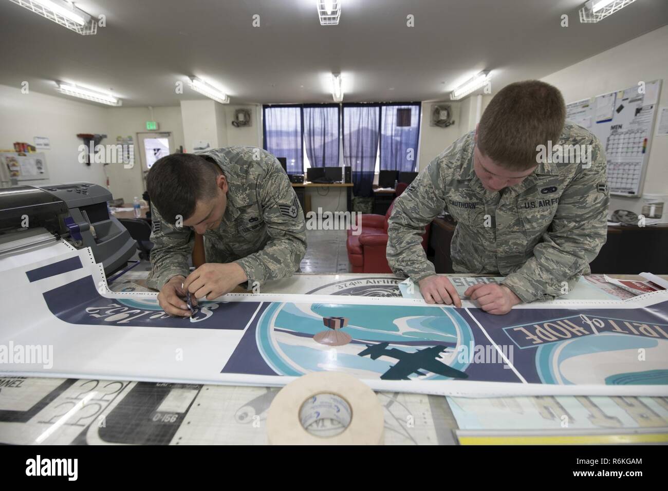 Staff Sgt. Jared Boles and Airman 1st Class Caleb Cauthorn, both with ...