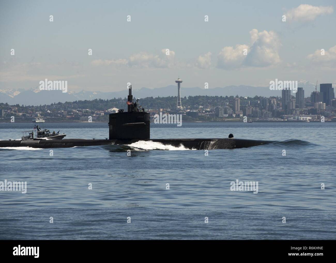 PUGET SOUND, Wash. (May 26, 2017) The Los Angeles-class fast-attack ...
