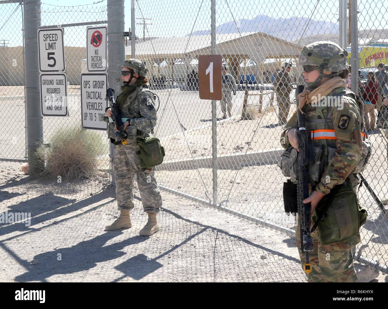 Rotational unit bivouac area hi-res stock photography and images - Alamy