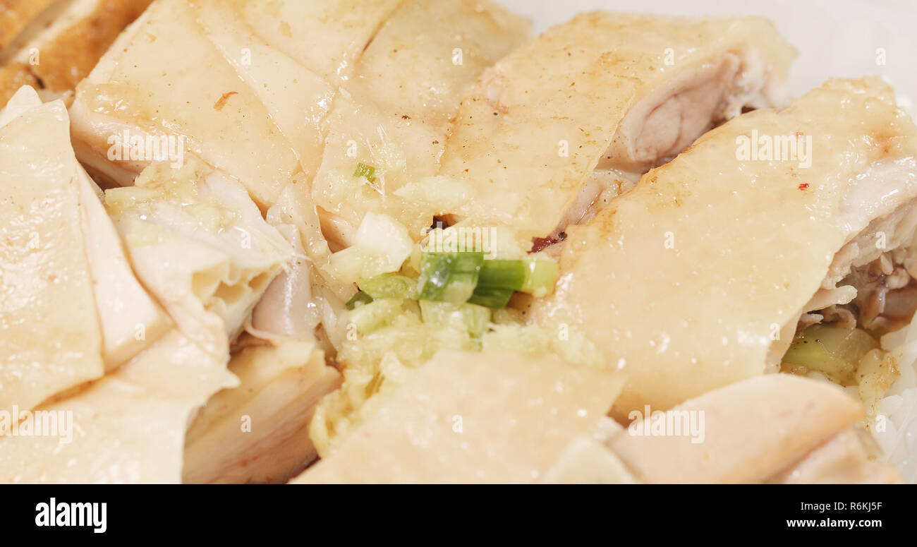 Chinese steamed chicken Stock Photo - Alamy