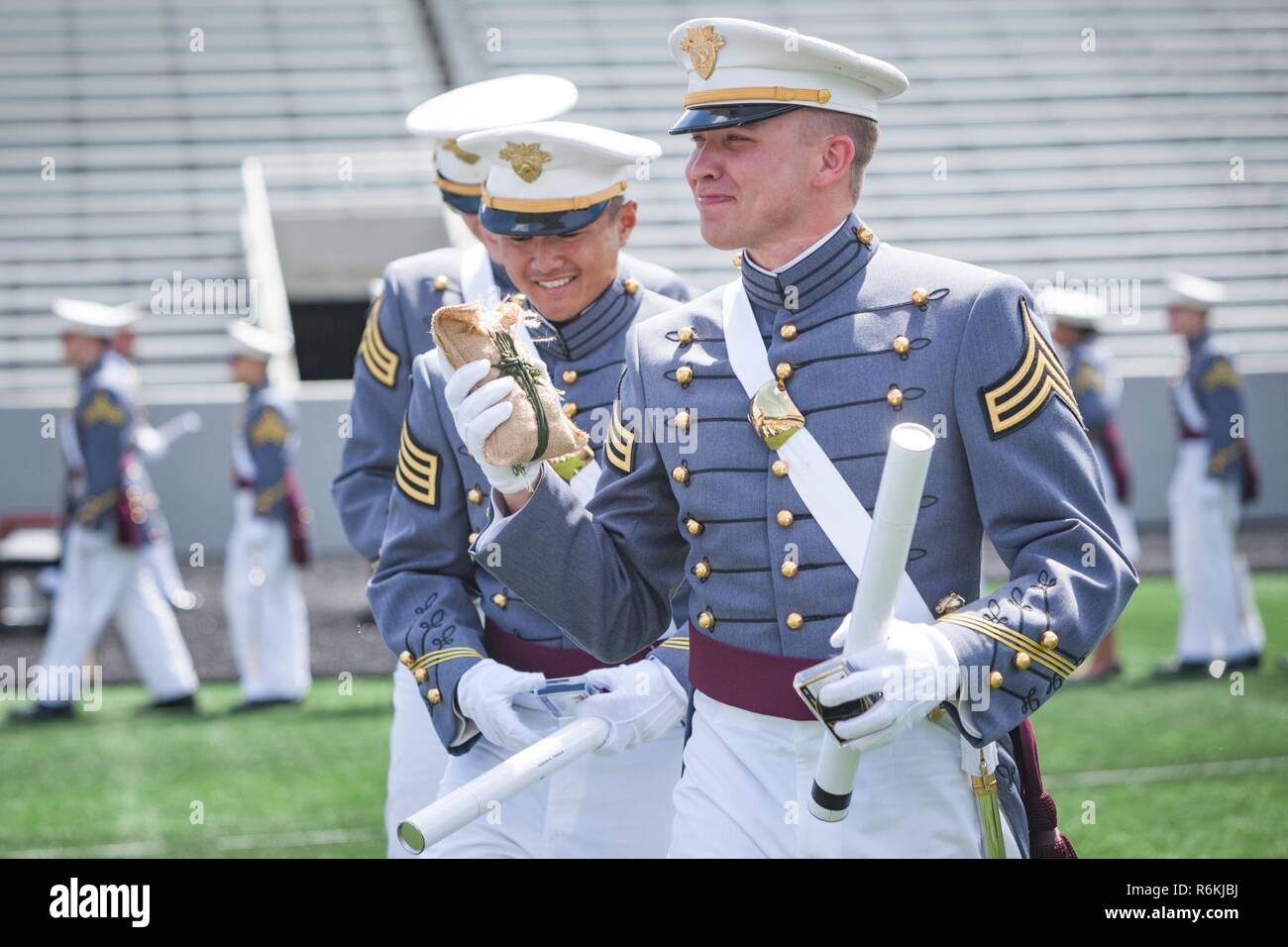 Cadets receiving diplomas hi-res stock photography and images - Alamy