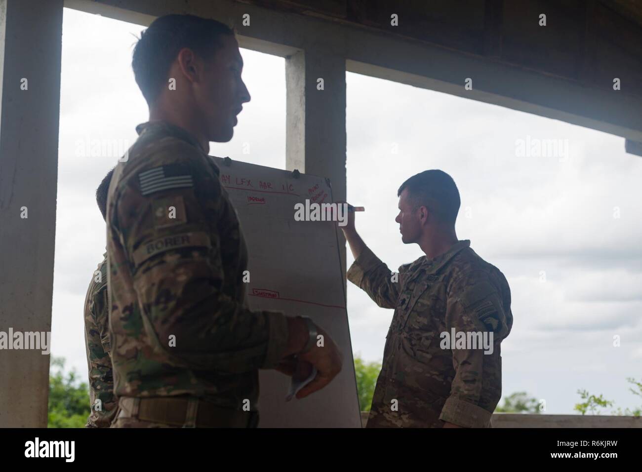 U.S. Army Lt. Col. Eugene Ferris, commander of 1st Battalion, 506th ...