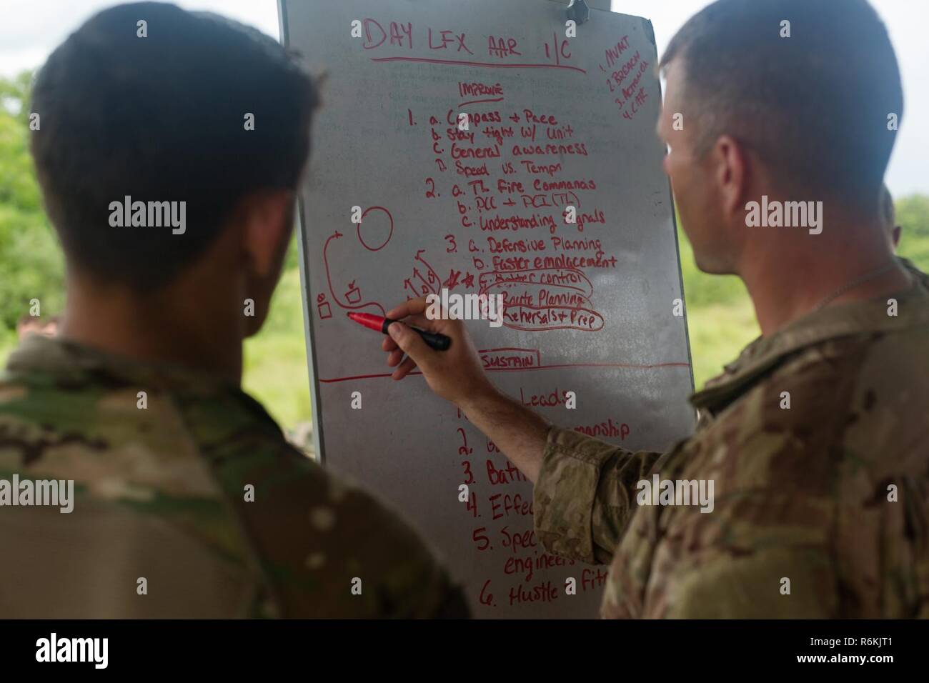 U.S. Army Lt. Col. Eugene Ferris, commander of 1st Battalion, 506th ...