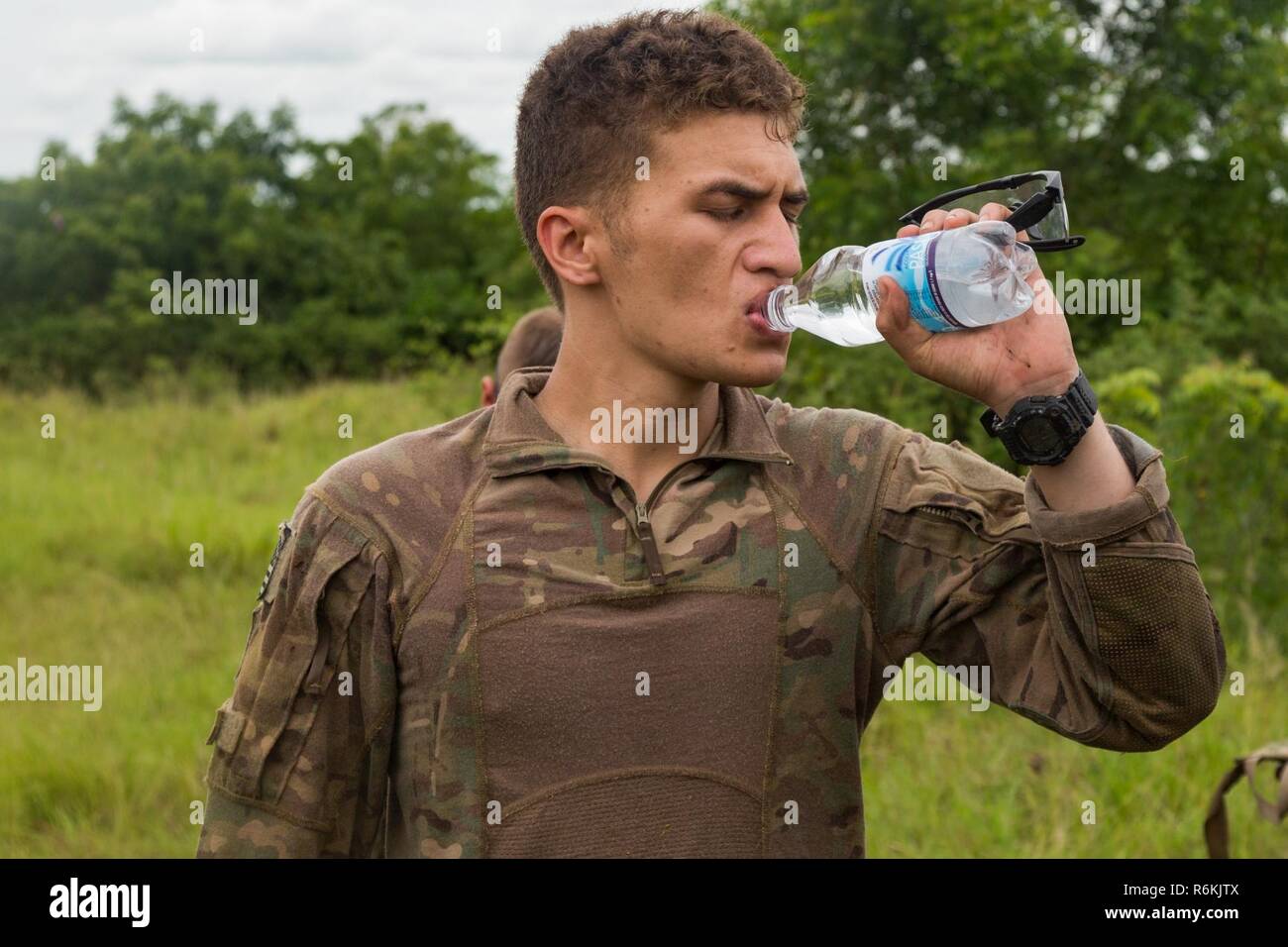 A U.S. Soldier assigned to the 1st Battalion, 506th Infantry Regiment ...