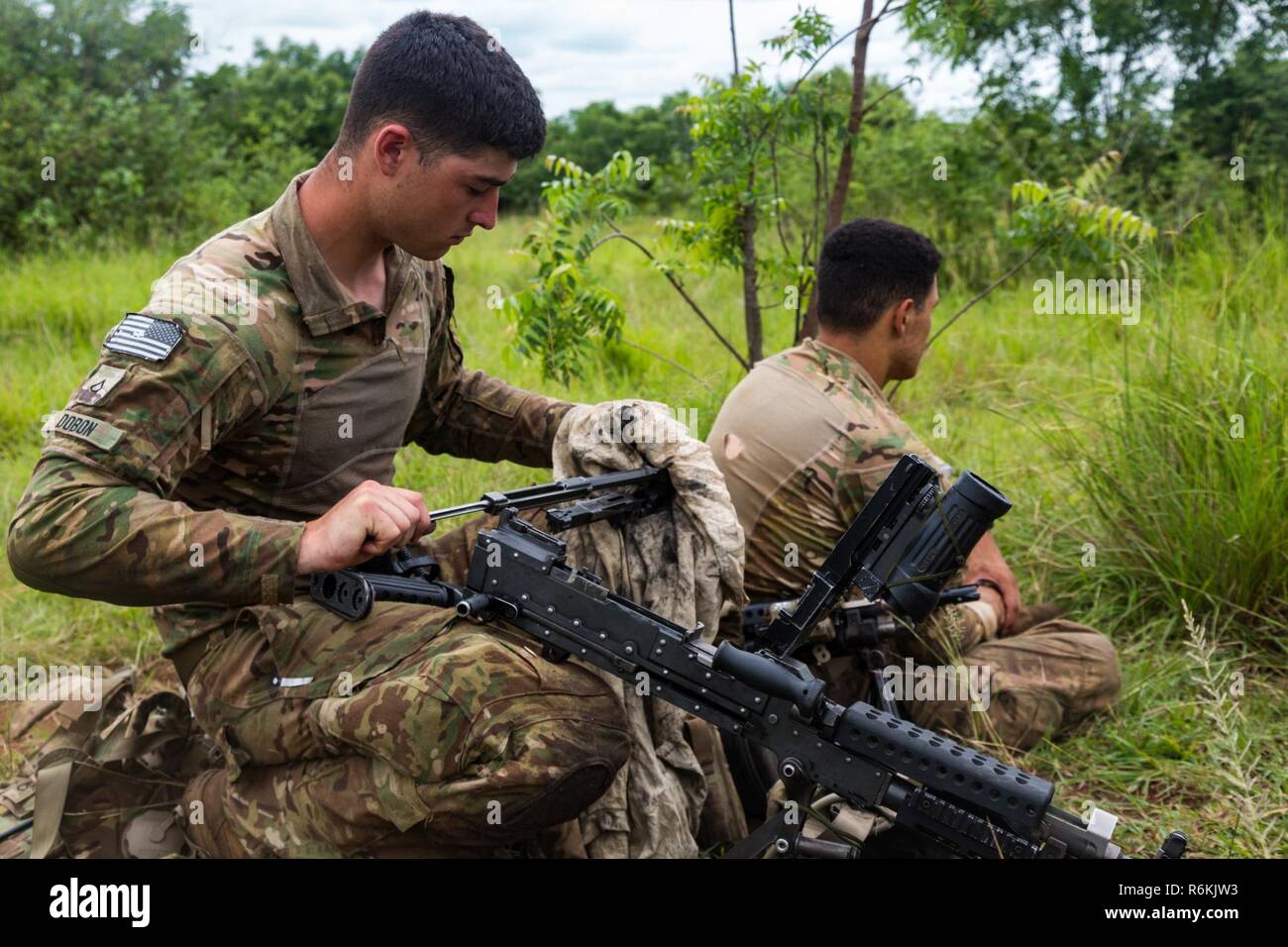 A U.S. Soldier assigned to the 1st Battalion, 506th Infantry Regiment ...