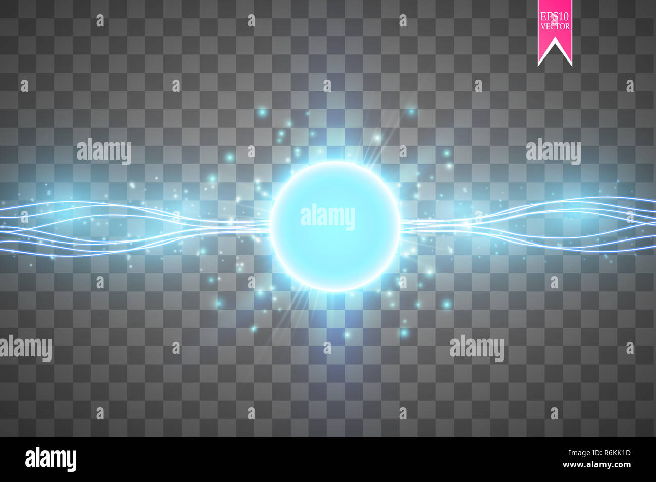 blue energy ring abstract.conceptual vector design with free area in ...