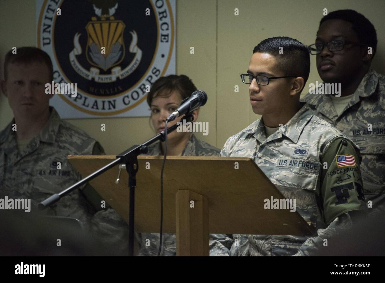 Airman Jonathan Quinones, a 386th Expeditionary Civil Engineer Squadron ...